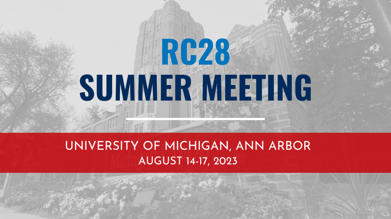 RC28 Summer 2023 Meeting